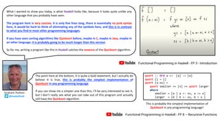Quicksort - a whistle-stop tour of the algorithm in five languages and ...
