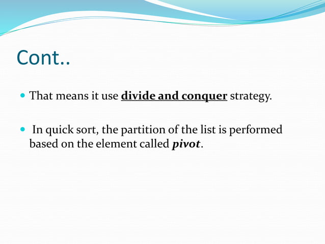 Quick Sort Data Structures Ppt Programming Languages Computing