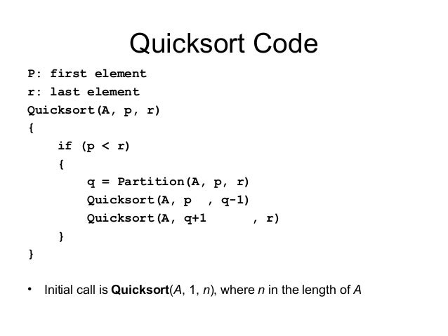 Quick Sort Algorithm Discussion And Analysis