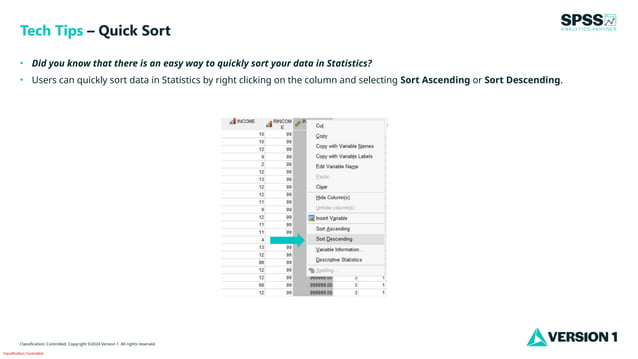 Quick Sort in IBM SPSS Statistics .pptx