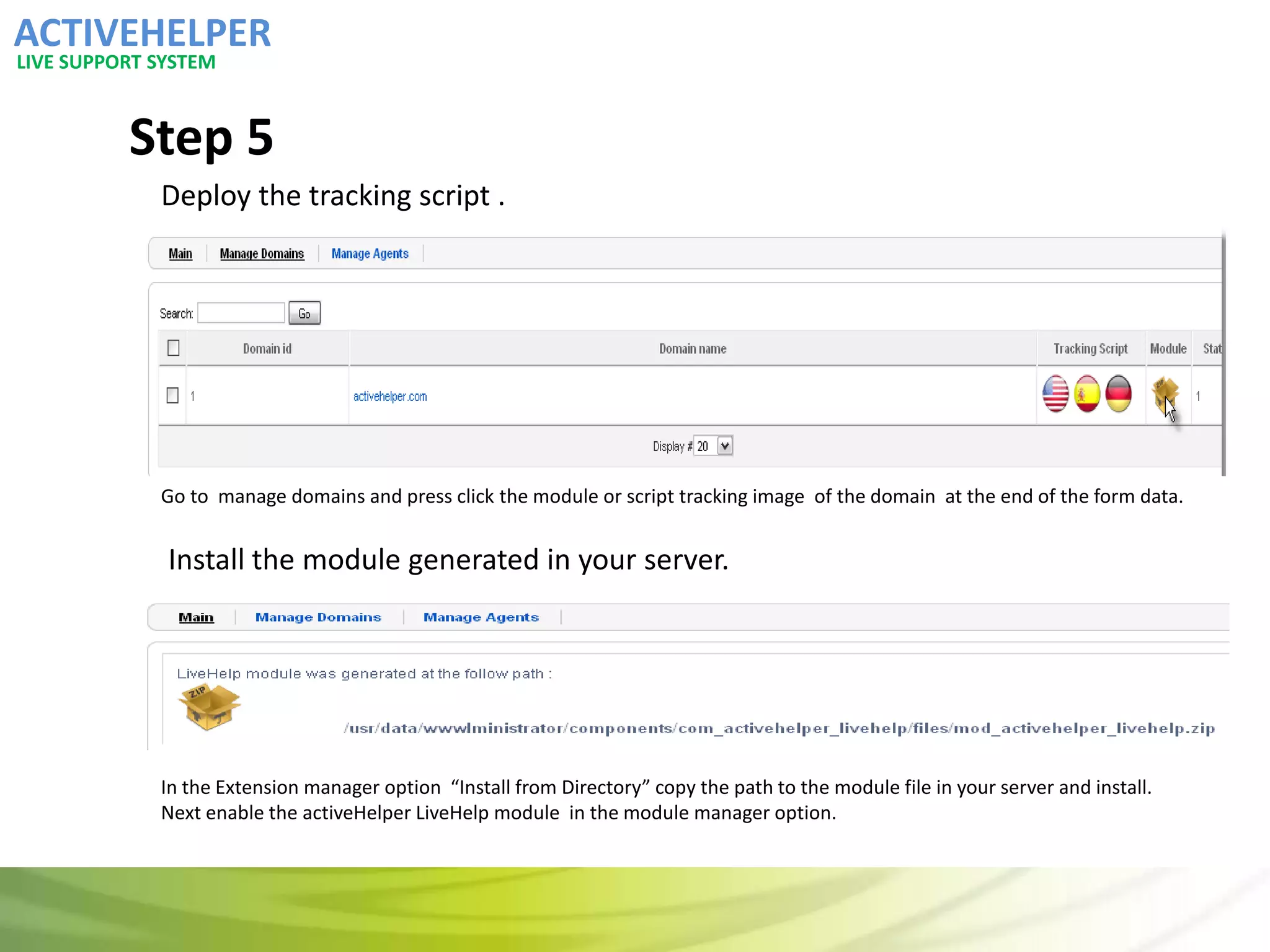 ActiveHelper LiveHelp Quick start | PPTX