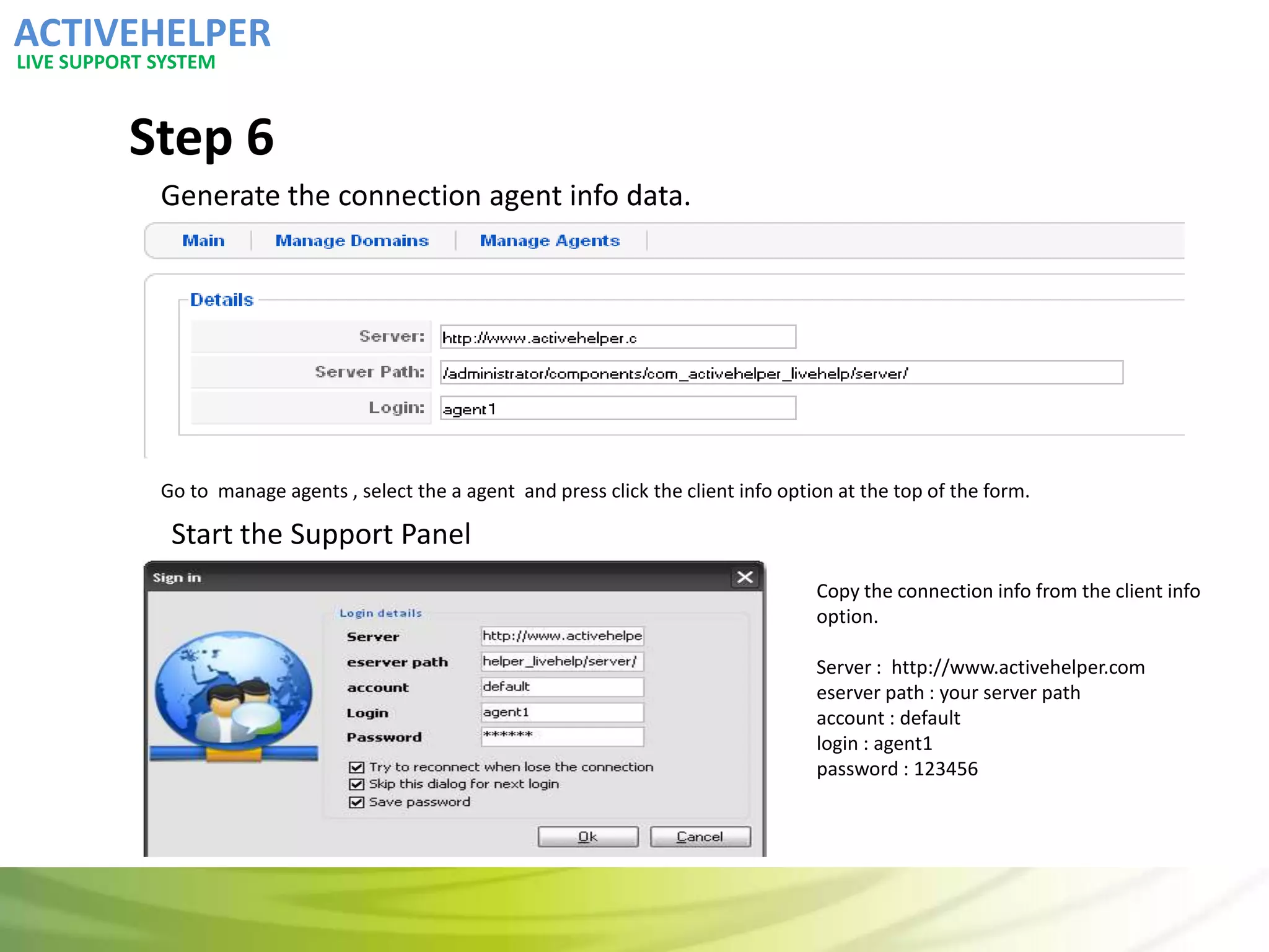 ActiveHelper LiveHelp Quick start | PPTX