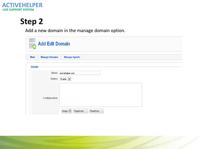 ActiveHelper LiveHelp Quick start | PPTX