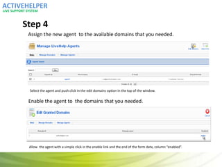 ActiveHelper LiveHelp Quick start | PPTX