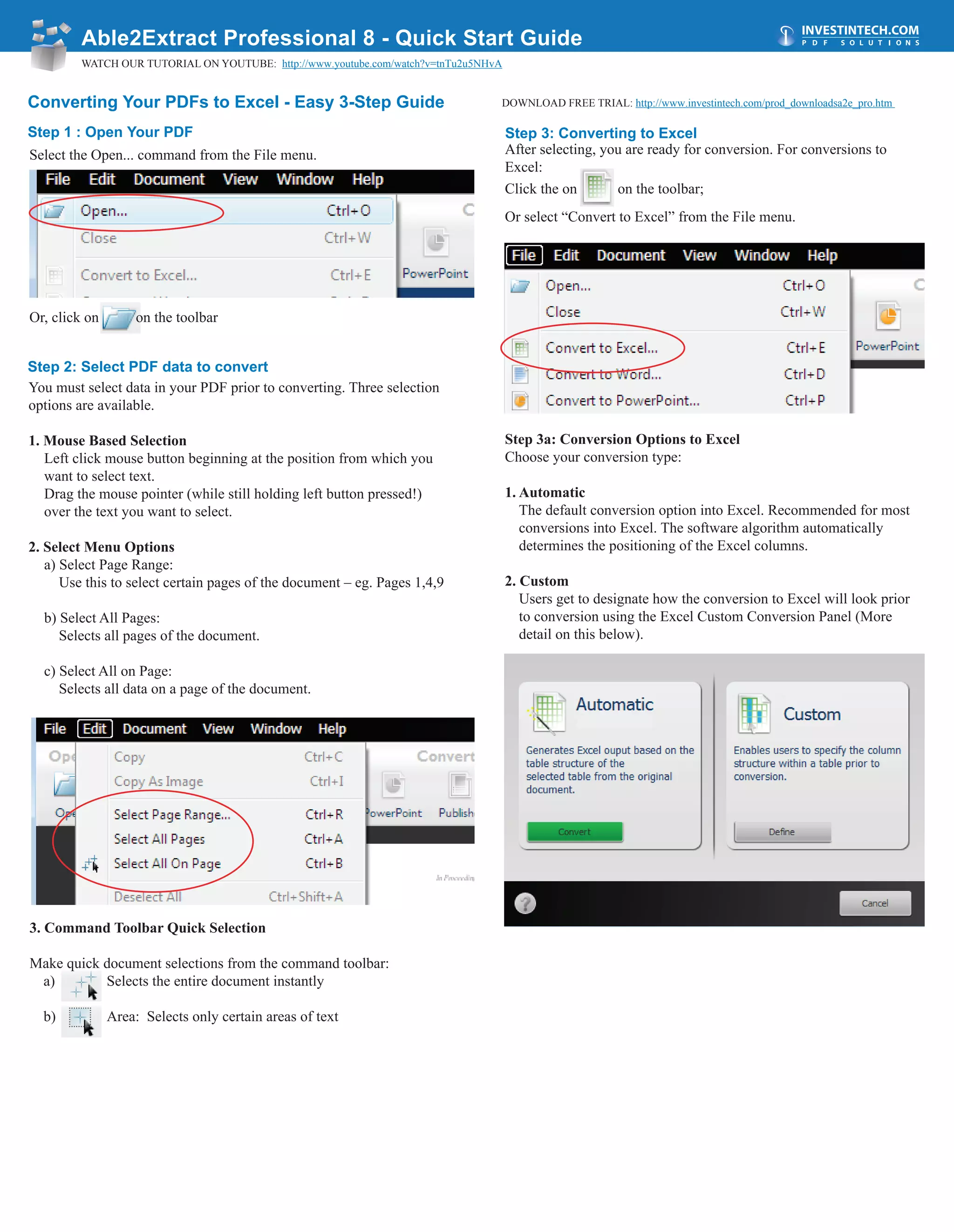 Able2 Extract Professional 8- Quick Start Guide | PDF