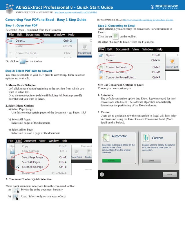 Able2 Extract Professional 8- Quick Start Guide | PDF