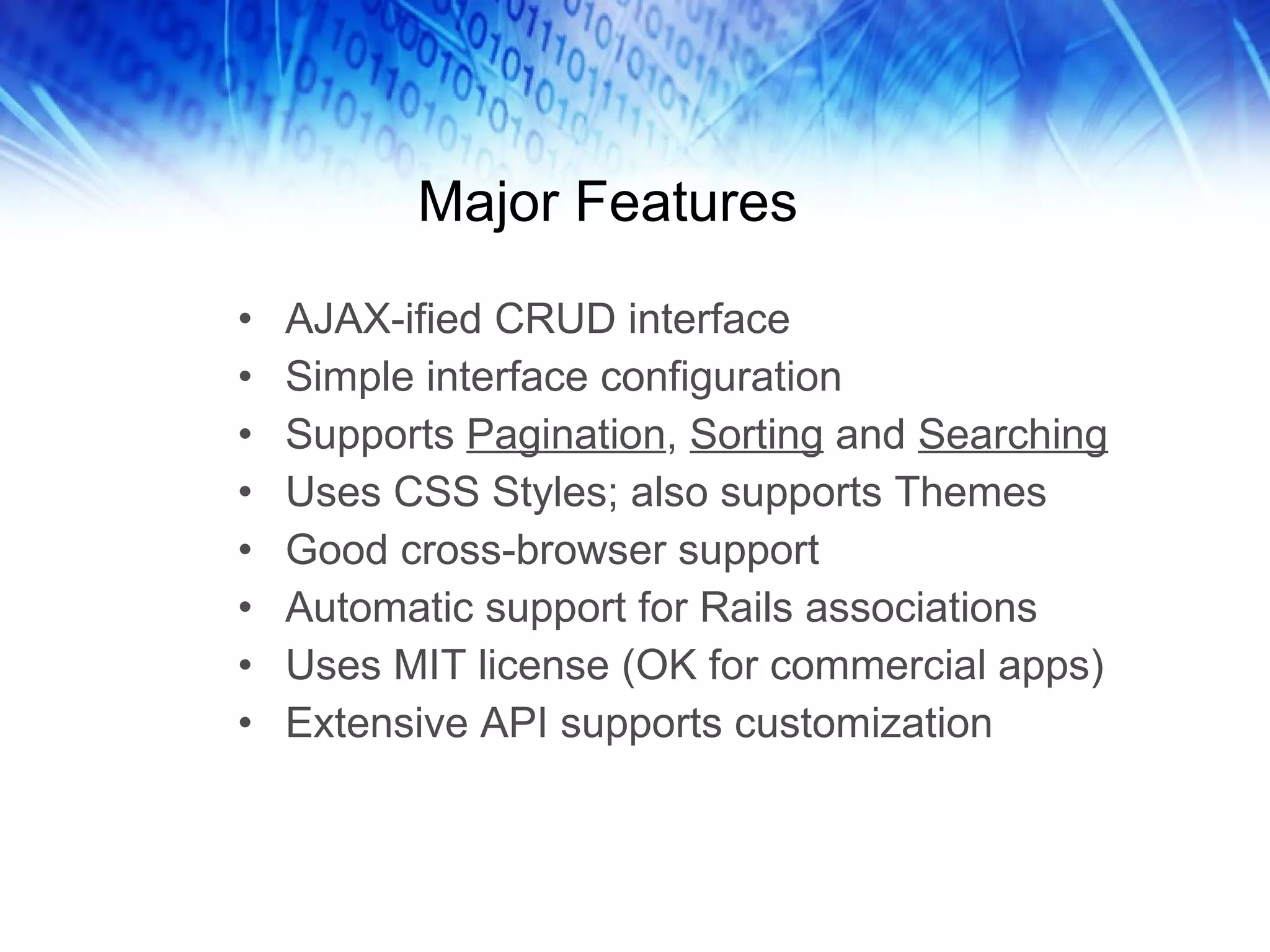 Quick Start: ActiveScaffold | PPT