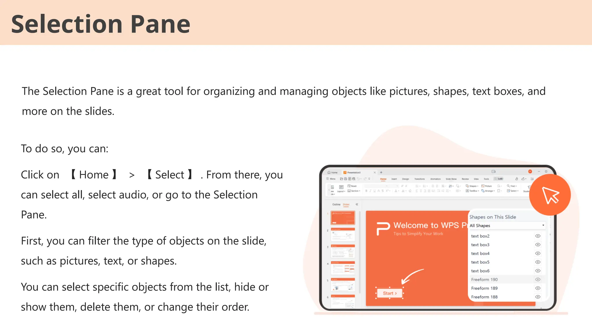 Welcome to WPS Office - Presentation Quick Start Guide | PPTX