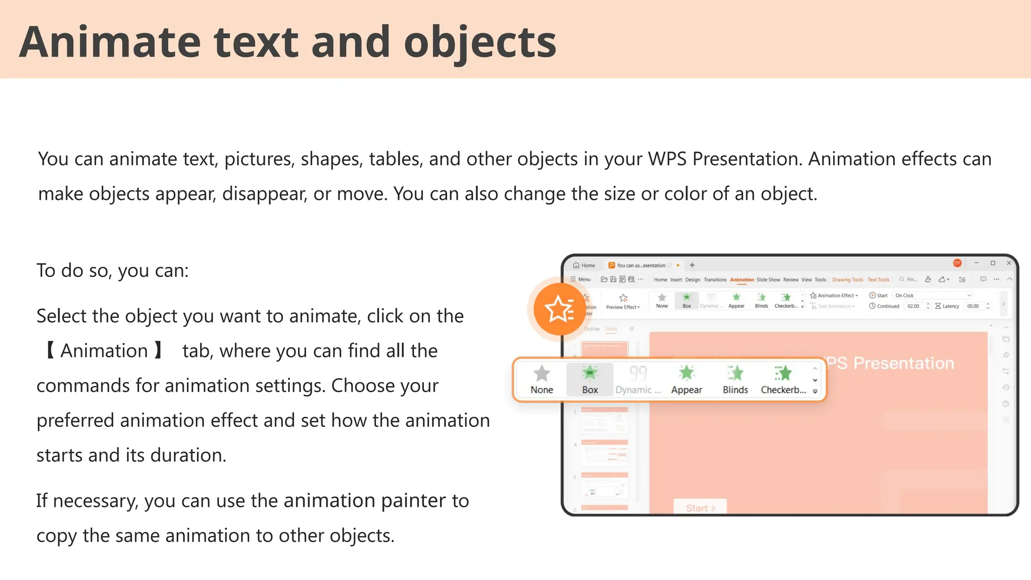 Welcome to WPS Office - Presentation Quick Start Guide | PPTX