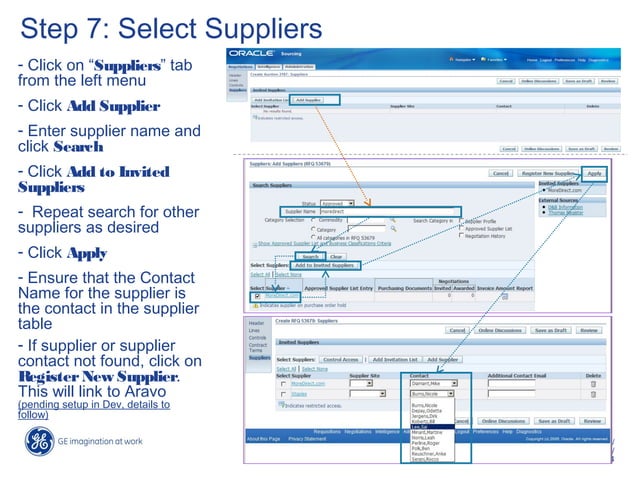 Quick start guide-oracle_sourcing_v2 | PPT