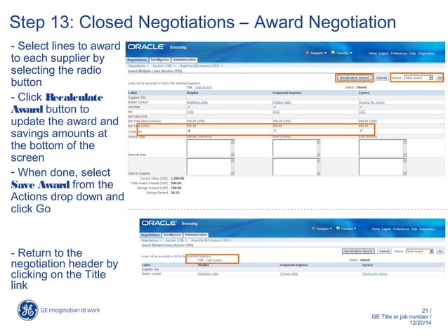 Quick start guide-oracle_sourcing_v2 | PPT