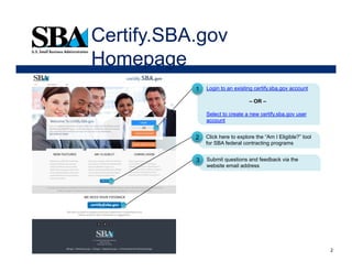 Quickstart Guide for the Women-Owned Small Business Program via SBA | PPT