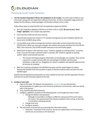 Quick-Start Guide: Deploying Your Cloudian HyperStore Hybrid Storage ...