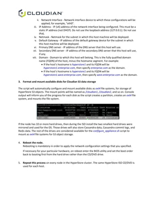 Quick-Start Guide: Deploying Your Cloudian HyperStore Hybrid Storage Service | PDF