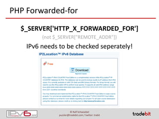 How to make your website IPv6 ready (quickly) | PPT