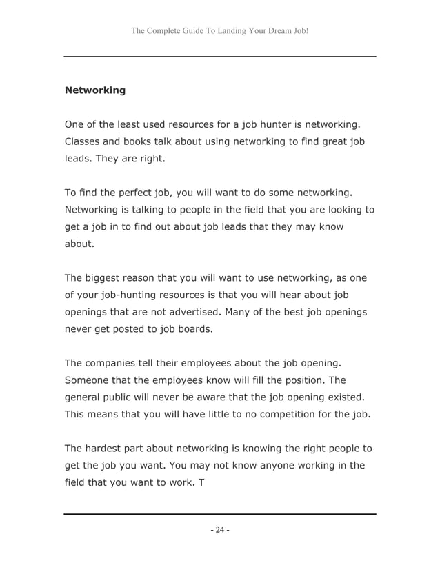 Quick Start Job Guide. | PDF