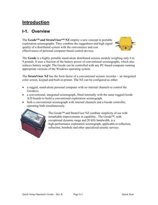 Quick start manual geode | PDF