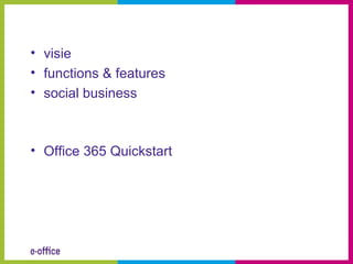 Quickstart Office 365 slides | PPT