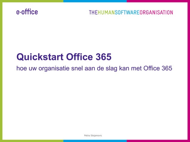 Quickstart Office 365 slides | PPT