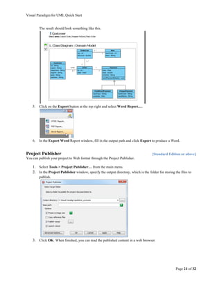 visual paradigm - uml | PDF | Graphics Software | Computer Software and Applications