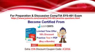 Quick Study for SY0-401 CompTIA Security+ Certification Exam with Practice | PPT