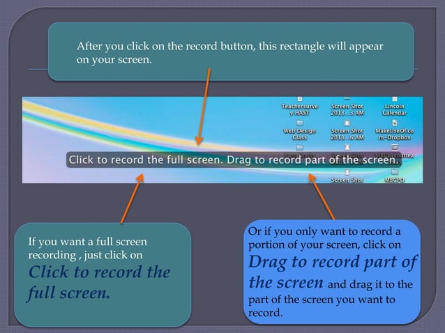 How to create a screencast using QuickTime | PPT