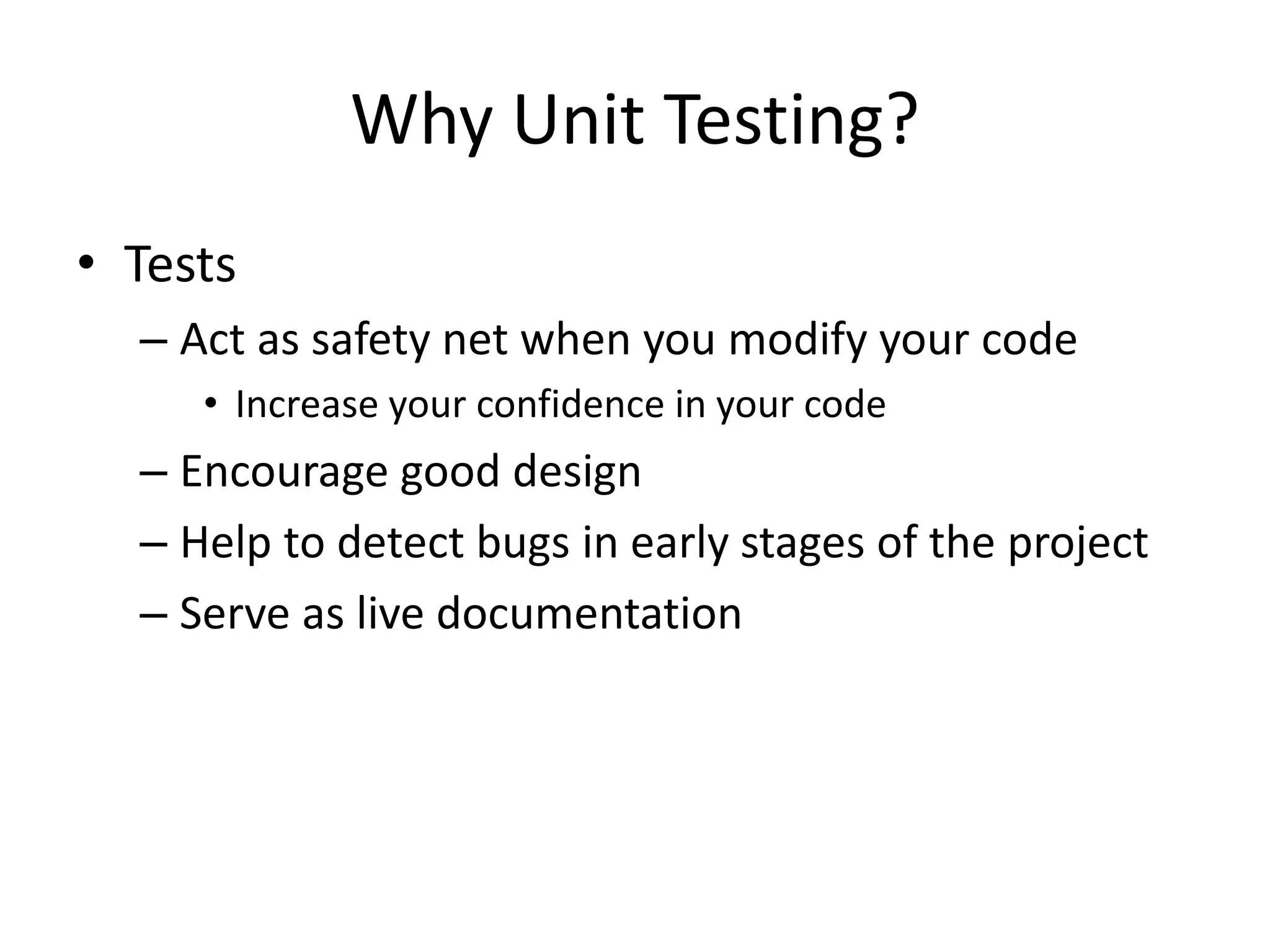Quick tour to front end unit testing using jasmine | PDF