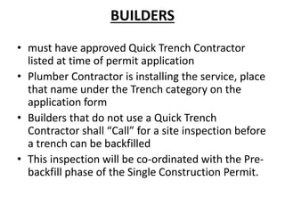 Quick trench program | PPTX