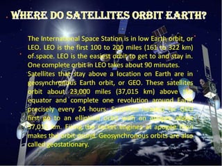 Quick tutorial for gravity and orbits | PPTX