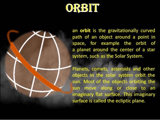 Quick tutorial for gravity and orbits | PPTX