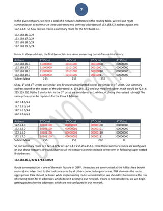 QuickTutorial Guide Advanced Topics in IP Addressing | PDF