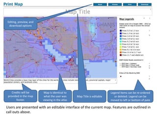 Quick update on map printing for global atlas | PPT