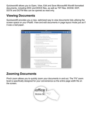 Quickword How To | DOCX