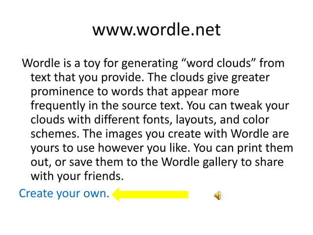 Quick Wordle Tutorial | PPT