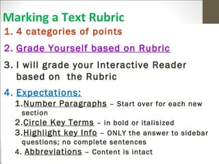 Quickwrite #1 + rubric | PPT