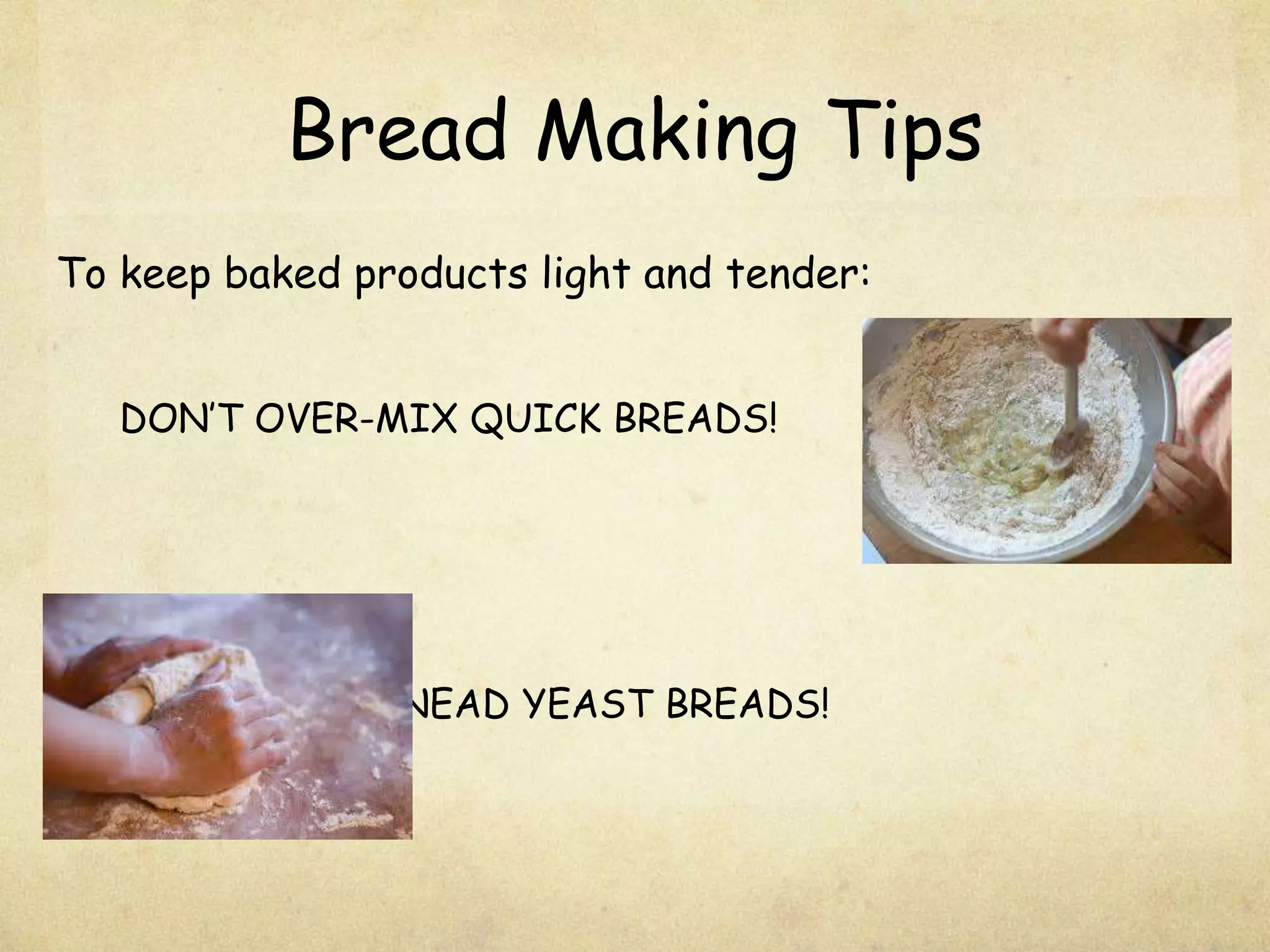 Quick & Yeast Breads PowerPoint | PPTX