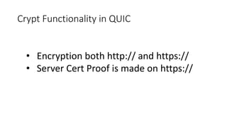 Technical Overview of QUIC | PDF