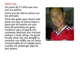 Quien fui quien soy y quien sere | PPTX