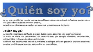 Quien Soy Ejemplos: Quién Soy Yo – TCZTPR