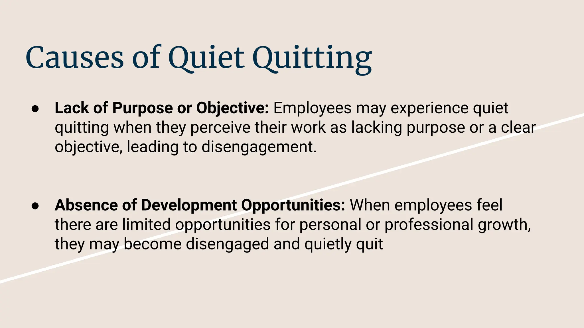 Quiet Quitting in the Workplace and in large organisation. | PDF