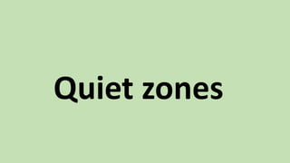 Quiet zones | PDF