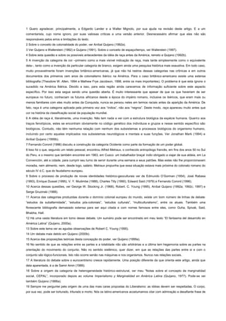 Colonialidade do poder, eurocentrismo e América Latina - Aníbal Quijano ...