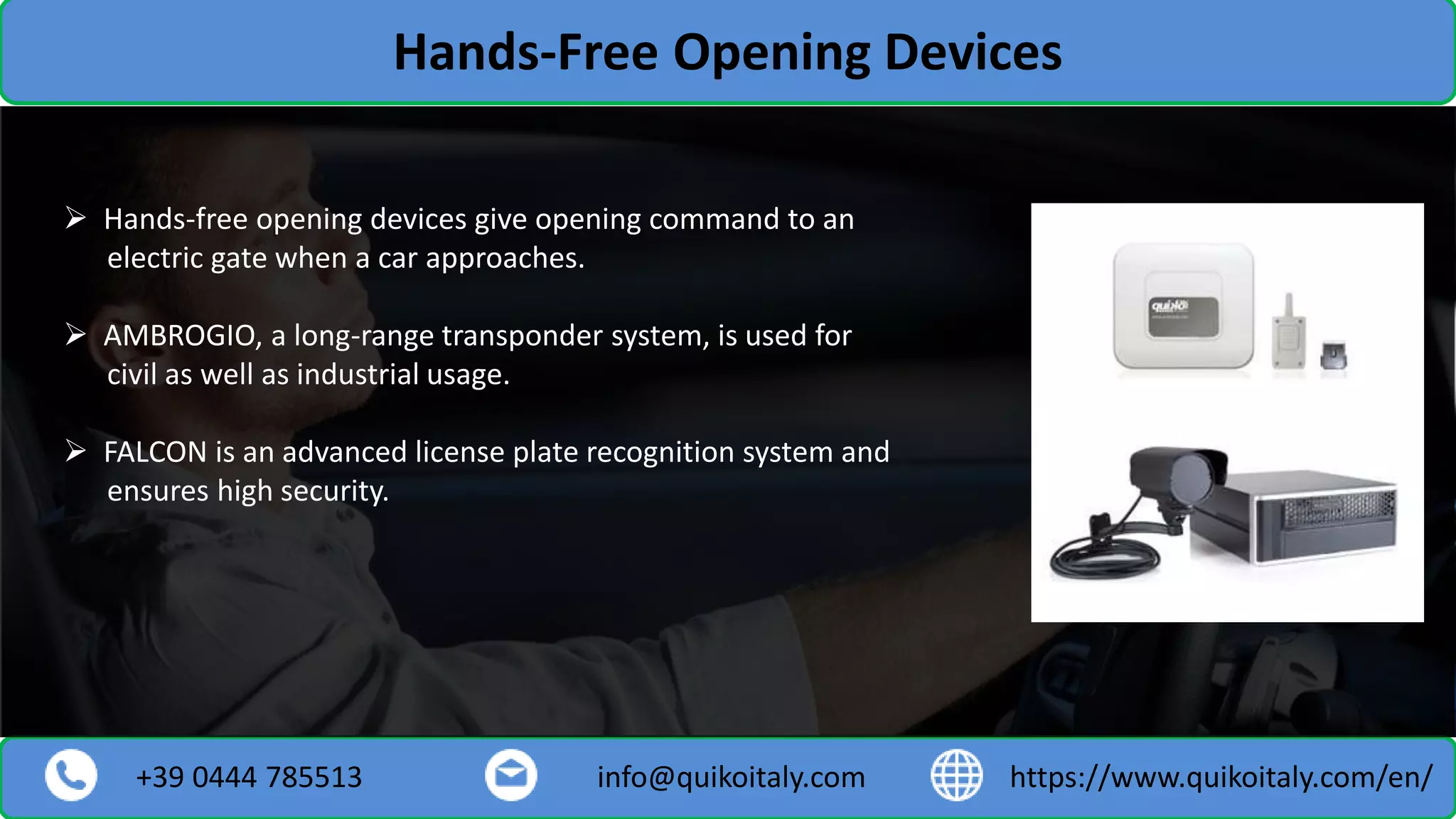 Quiko automation systems for gates & doors | PPTX | Radio Control ...