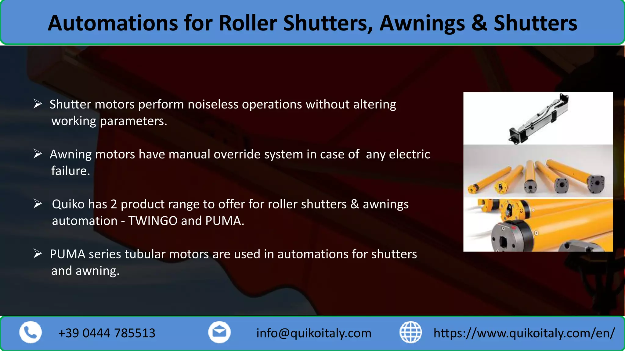 Quiko automation systems for gates & doors | PPTX | Radio Control ...