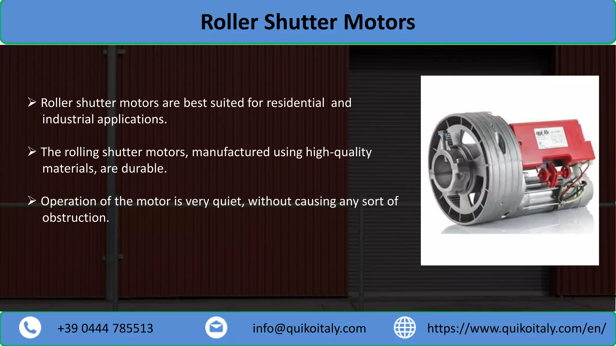 Quiko automation systems for gates & doors | PPTX | Radio Control ...