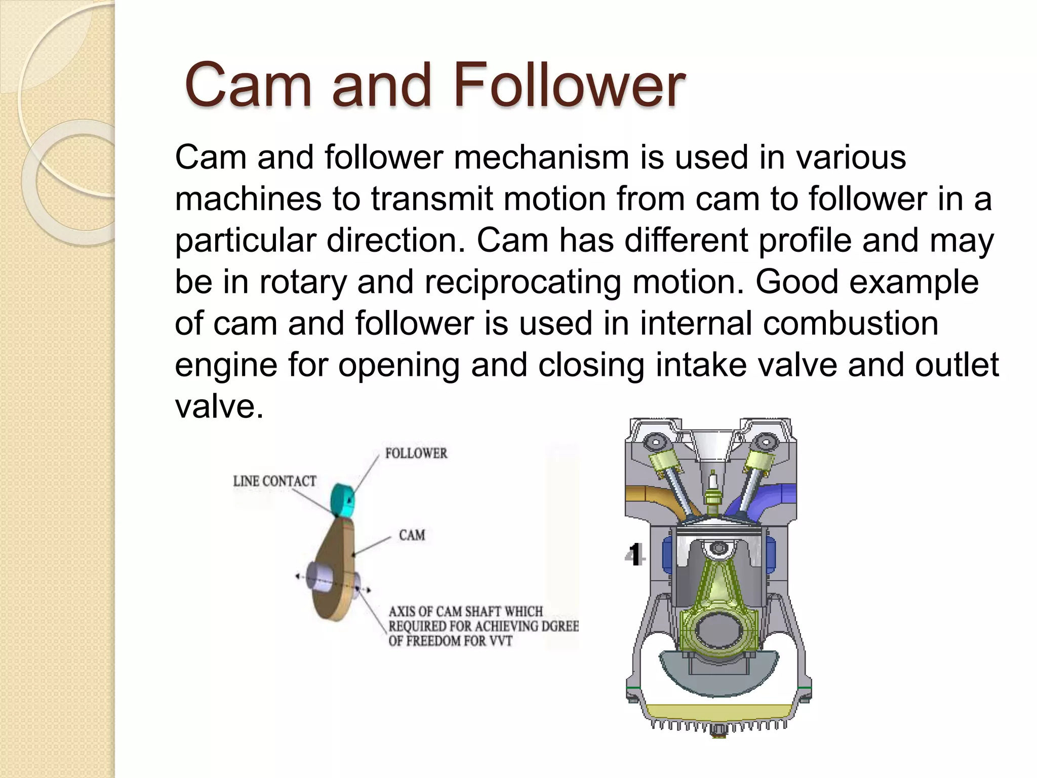 Quik return mechanism_through_cam_follower_mechanism | PPTX