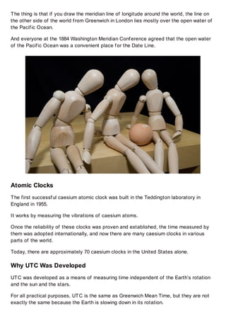 Universal Time (UTC) Explained | PDF