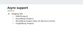 Quill - 一個 Scala 的資料庫存取利器 | PPT