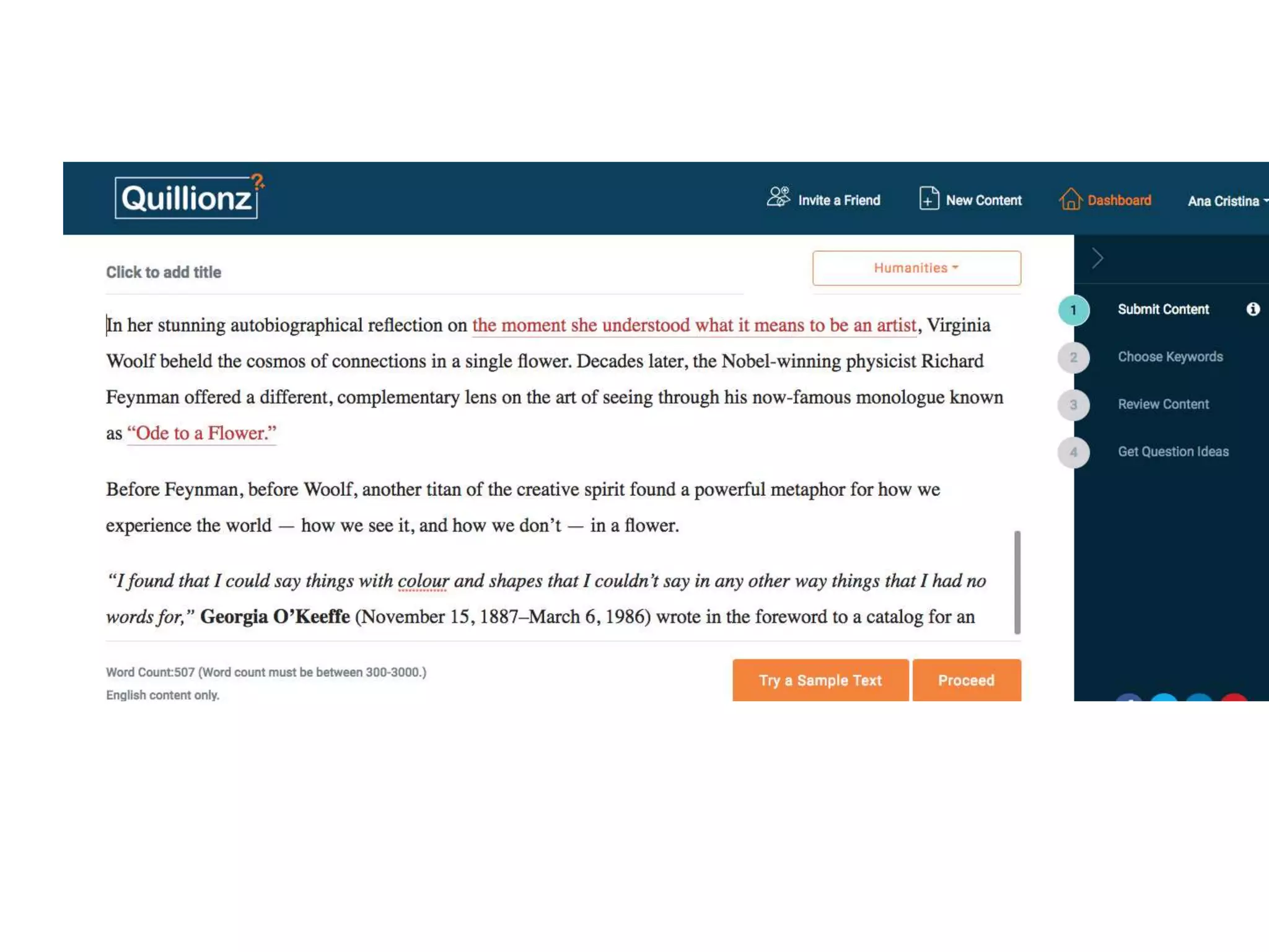 Quillionz testing | PPTX