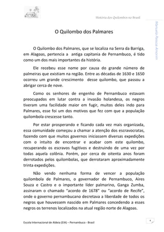 Quilombos no Brasil | PDF